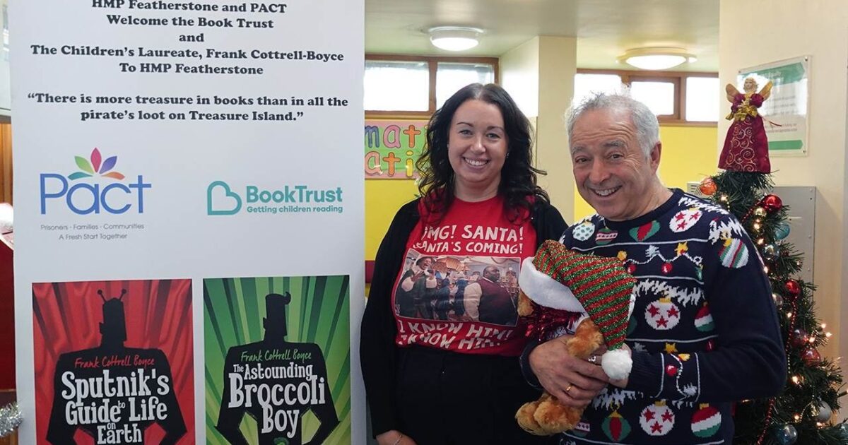 Frank Cottrell-Boyce's visit to Featherstone Prison | BookTrust
