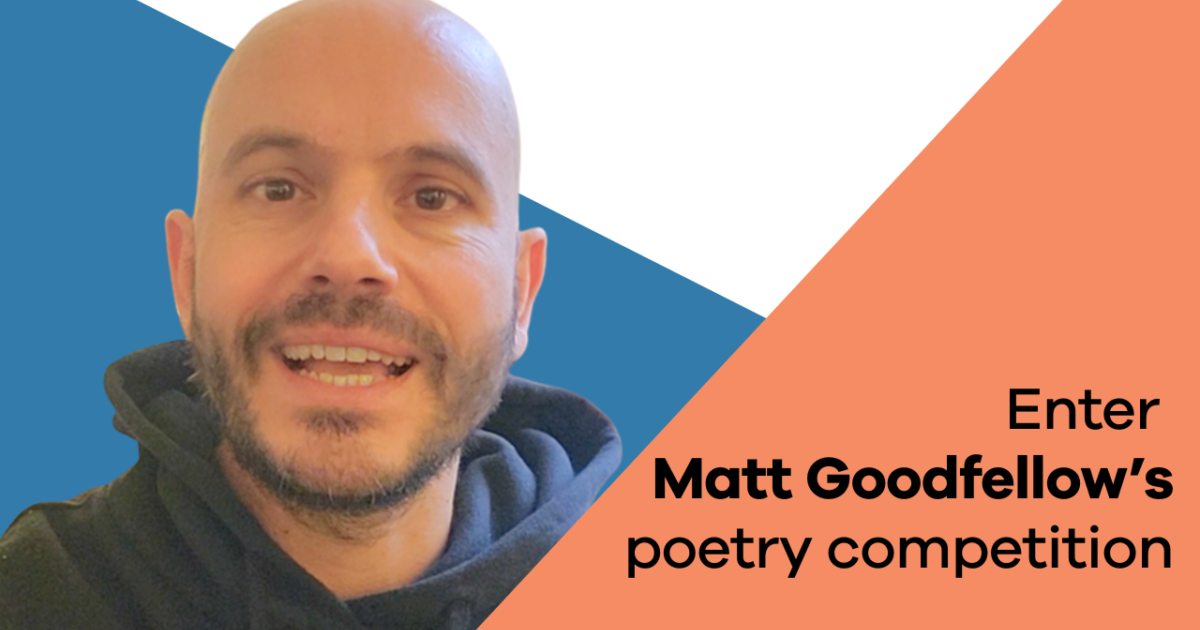 Writer in Residence Matt Goodfellow announces his poetry… | BookTrust